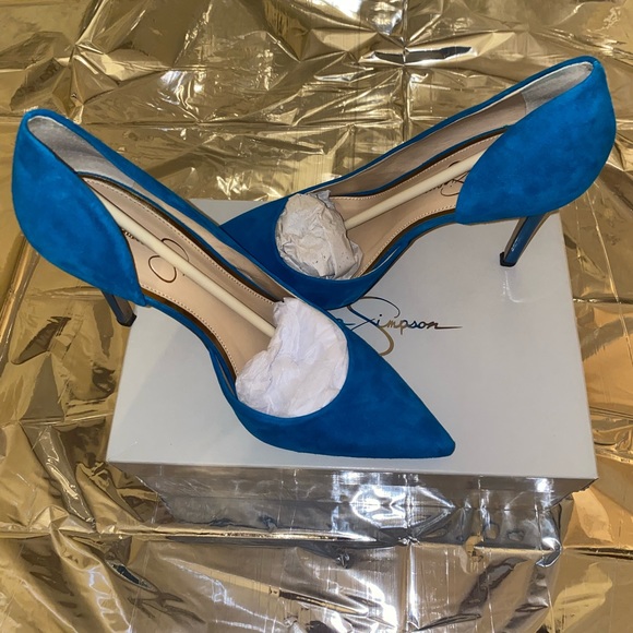 Jessica Simpson | Shoes | Heels Jessica Simpson 85 Cerulean | Poshmark